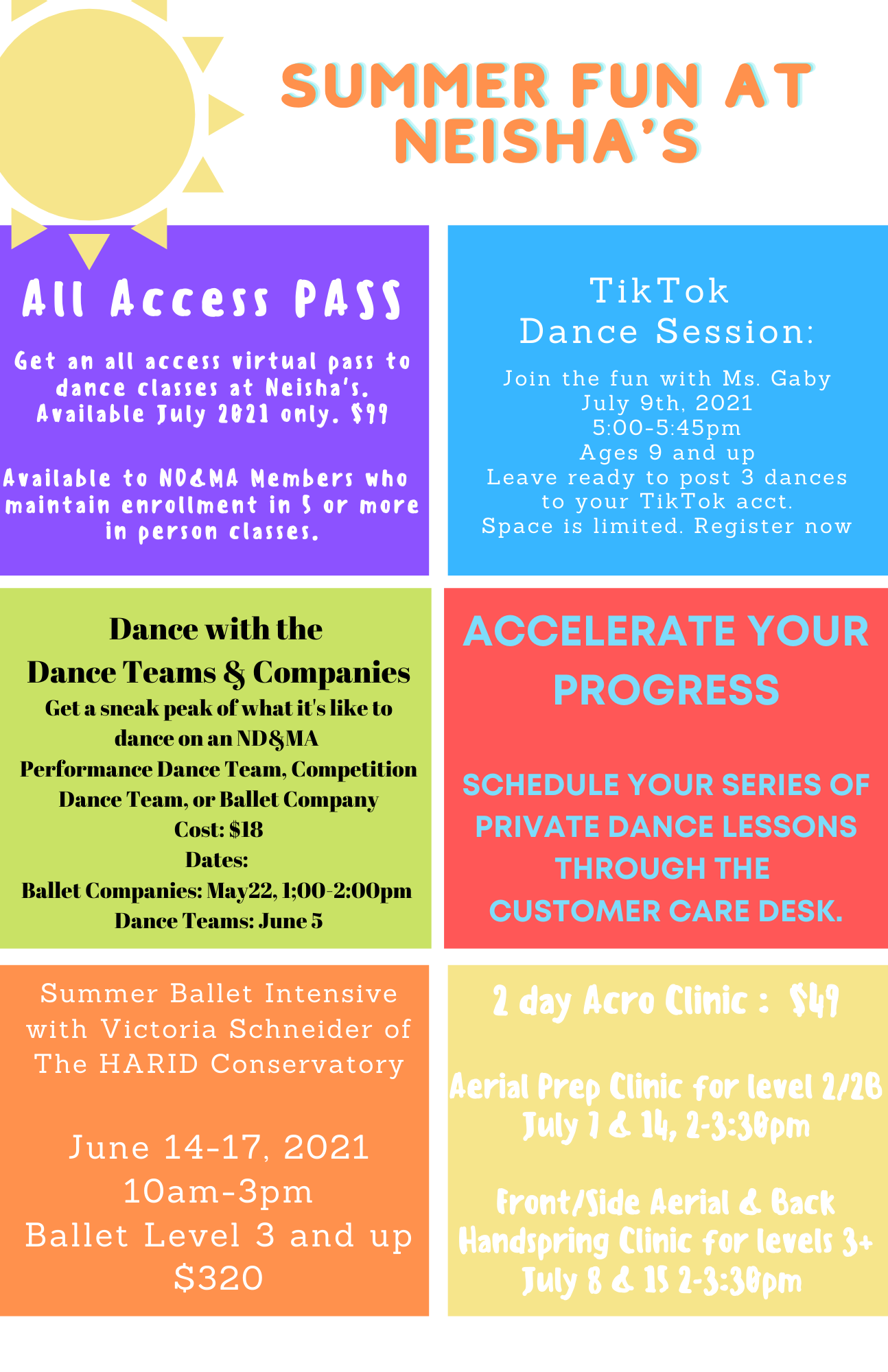 Summer Fun Activities at Neisha's