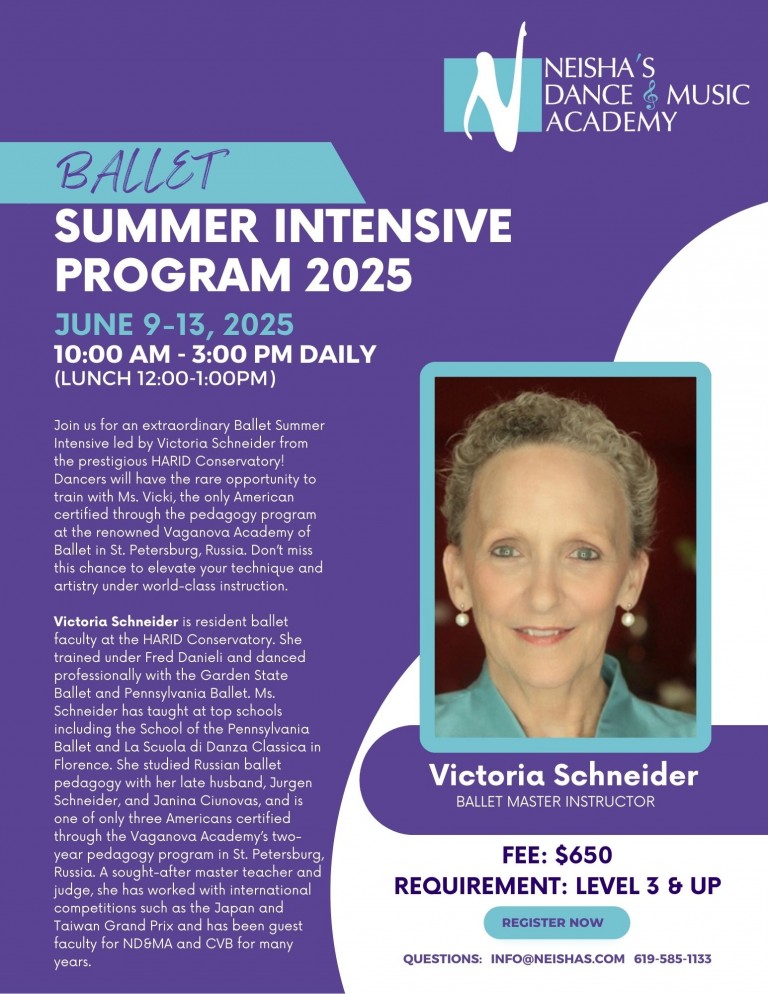 Ballet Summer Intensive | Neisha's Dance & Music Academy | Chula Vista